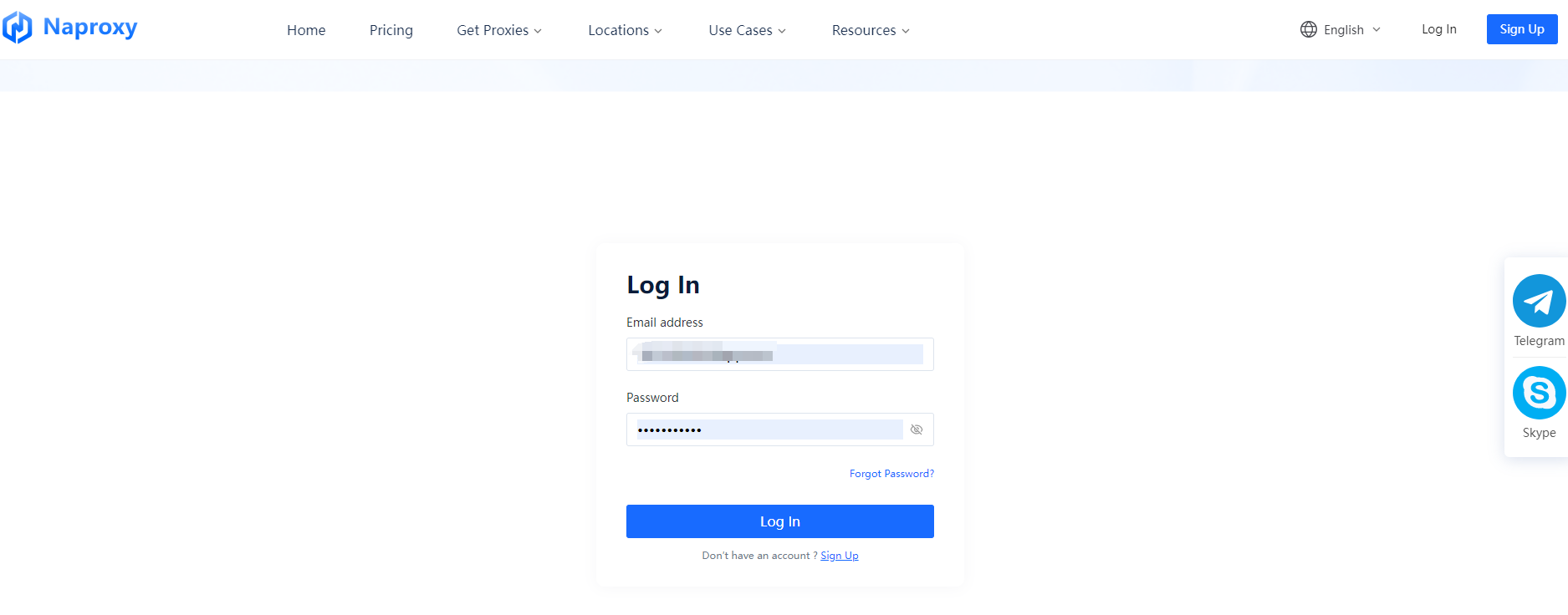 Residential Proxy Plan (API) - NaProxy